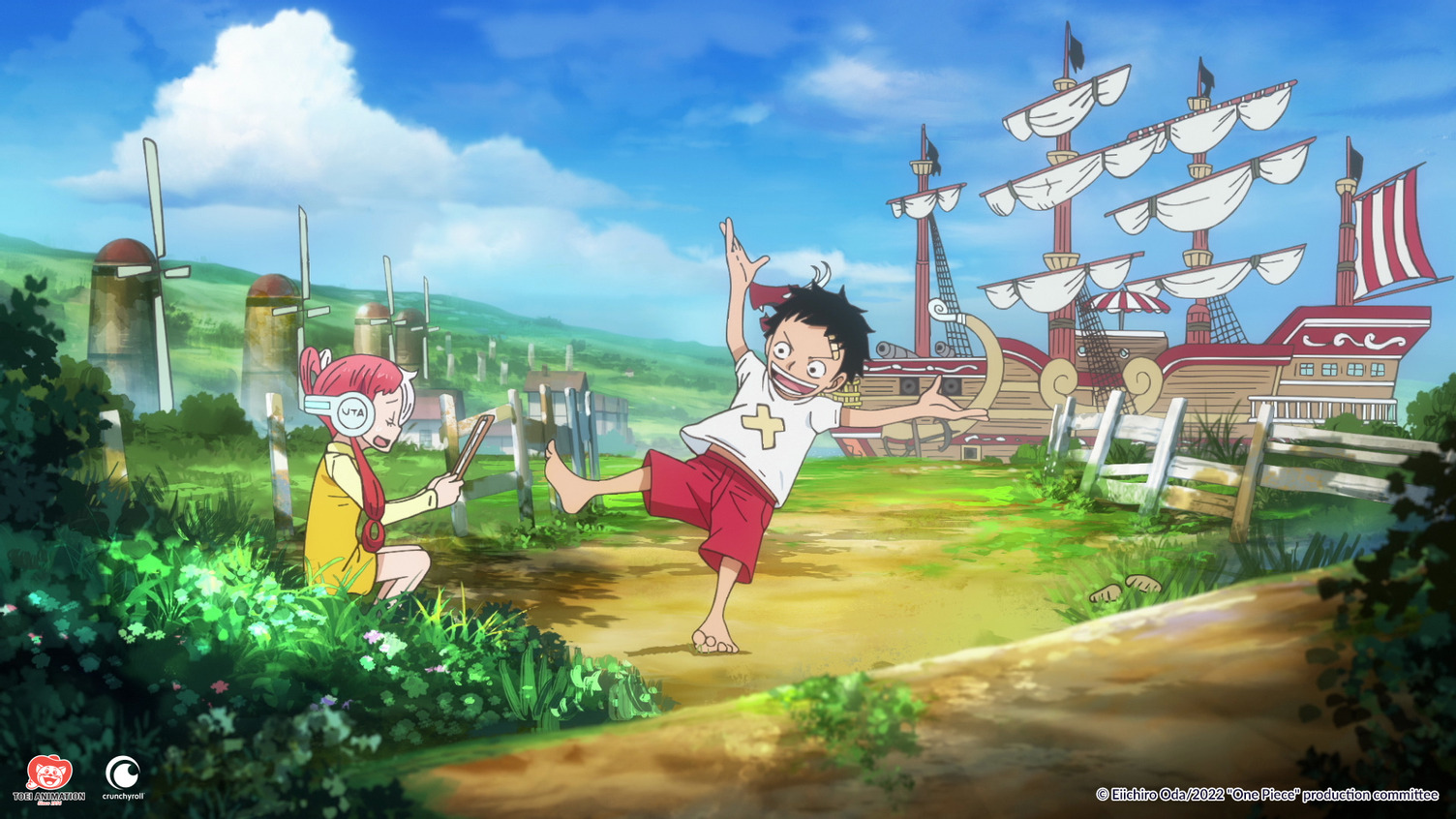 Crunchyroll Eiichiro Oda Draws Sunny Filled Poster To Celebrate One