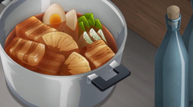 Crunchyroll #94: Aoi’s Stewed Pork Belly from “Kakuriyo no Yadomeshi ...