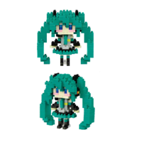 Crunchyroll - Make Your Own 8-Bit, 3D Hatsune Miku with Nanoblock